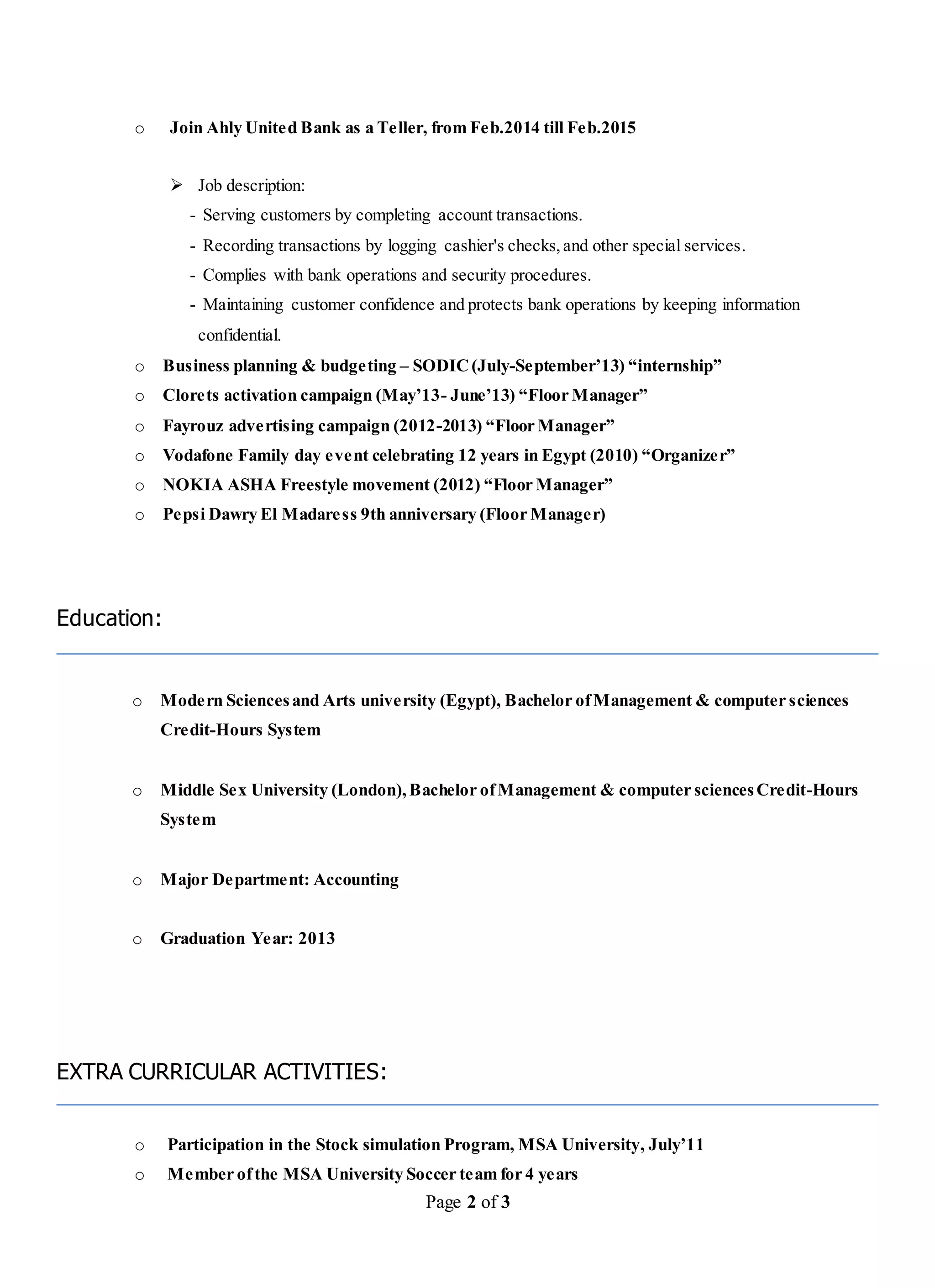 Ayman Alaa CV | DOCX