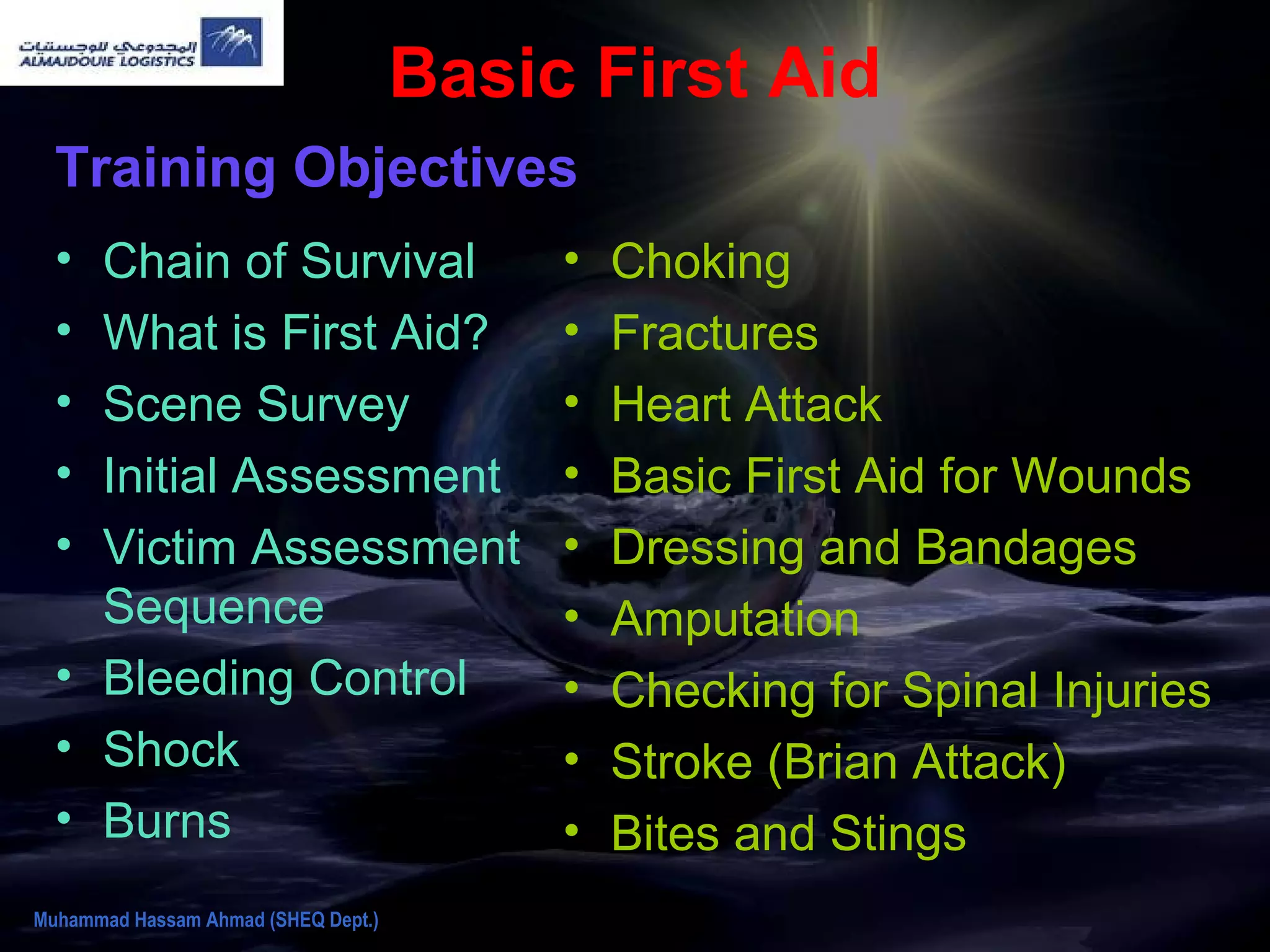 Basic First Aid. | PPT