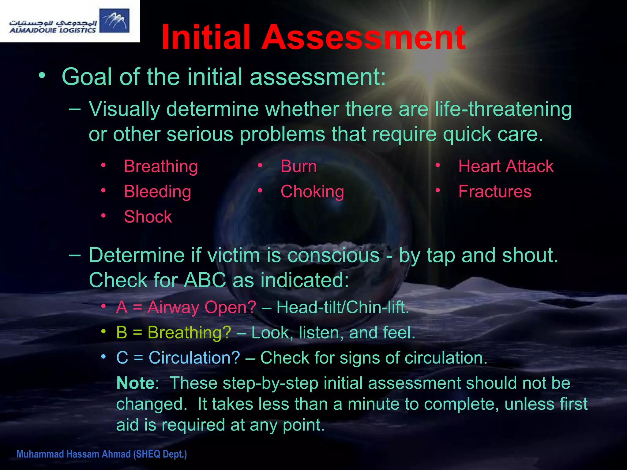 Basic First Aid. | PPT