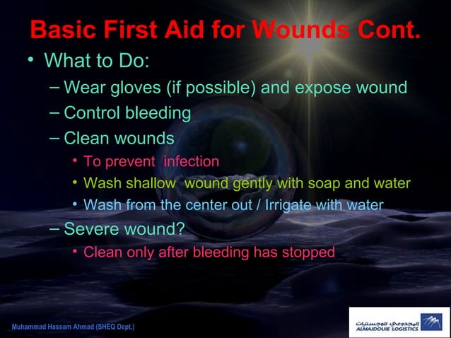 Basic First Aid. | PPT | First Aid | Injuries