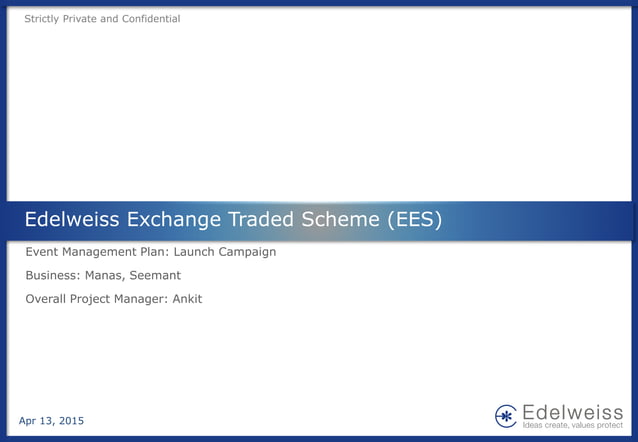 EES-Launch planV6 | PPT