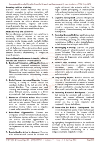 Exploring the Relationship between Cartoons and Compassion towards ...