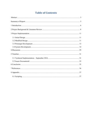 Final Year Capstone Project | PDF