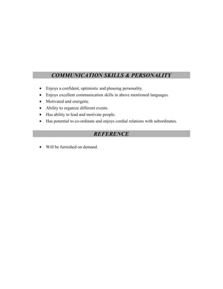 saqib cv chiller | DOC