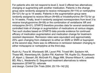 Treatment Resistant Depression | PPTX | Mental Health | Diseases and ...