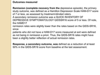 Treatment Resistant Depression | PPTX