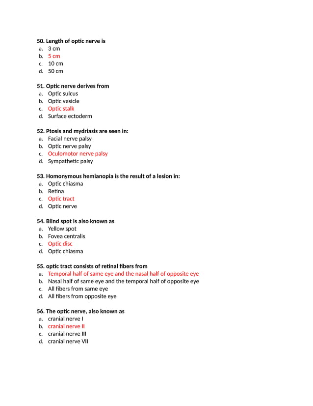 96 Multiple Choice Questions (MCQS) - Retina-Optic nerve and neuro-ophthalmology.docx
