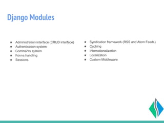 Introduction to Django | PPTX