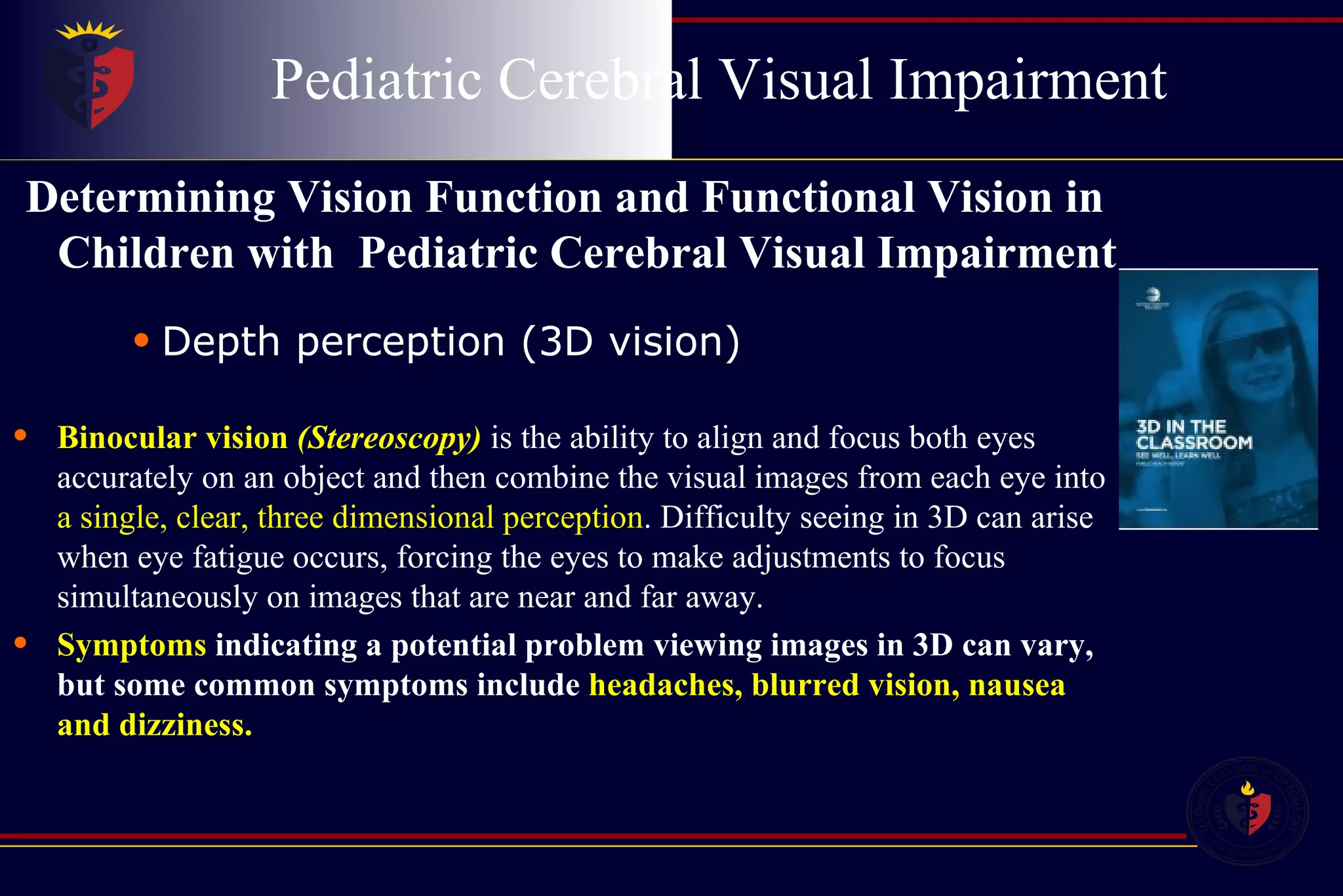 97-2003 ppt american conference on pediatric cerebral visual impairment ...