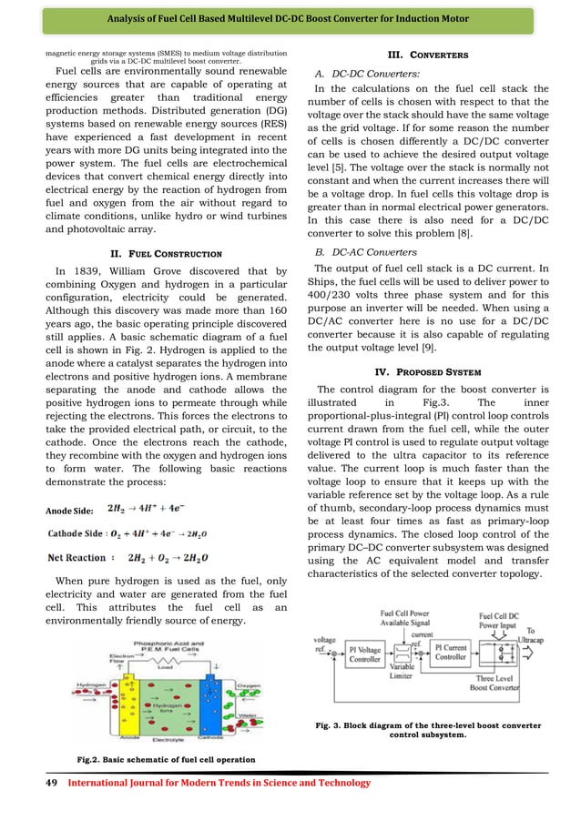 Analysis of Fuel Cell Based Multilevel DC-DC Boost Converter for ...
