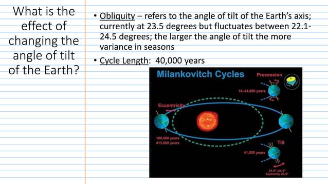 97. Milankovitch Cycle Notes | PPT