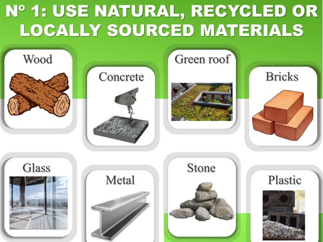 how to make a sustentainnable house using natural resources | PPT