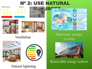 how to make a sustentainnable house using natural resources | PPT