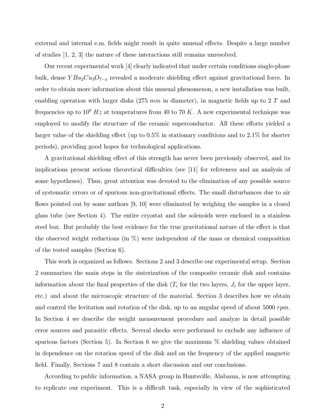 antigravity free energy | PDF