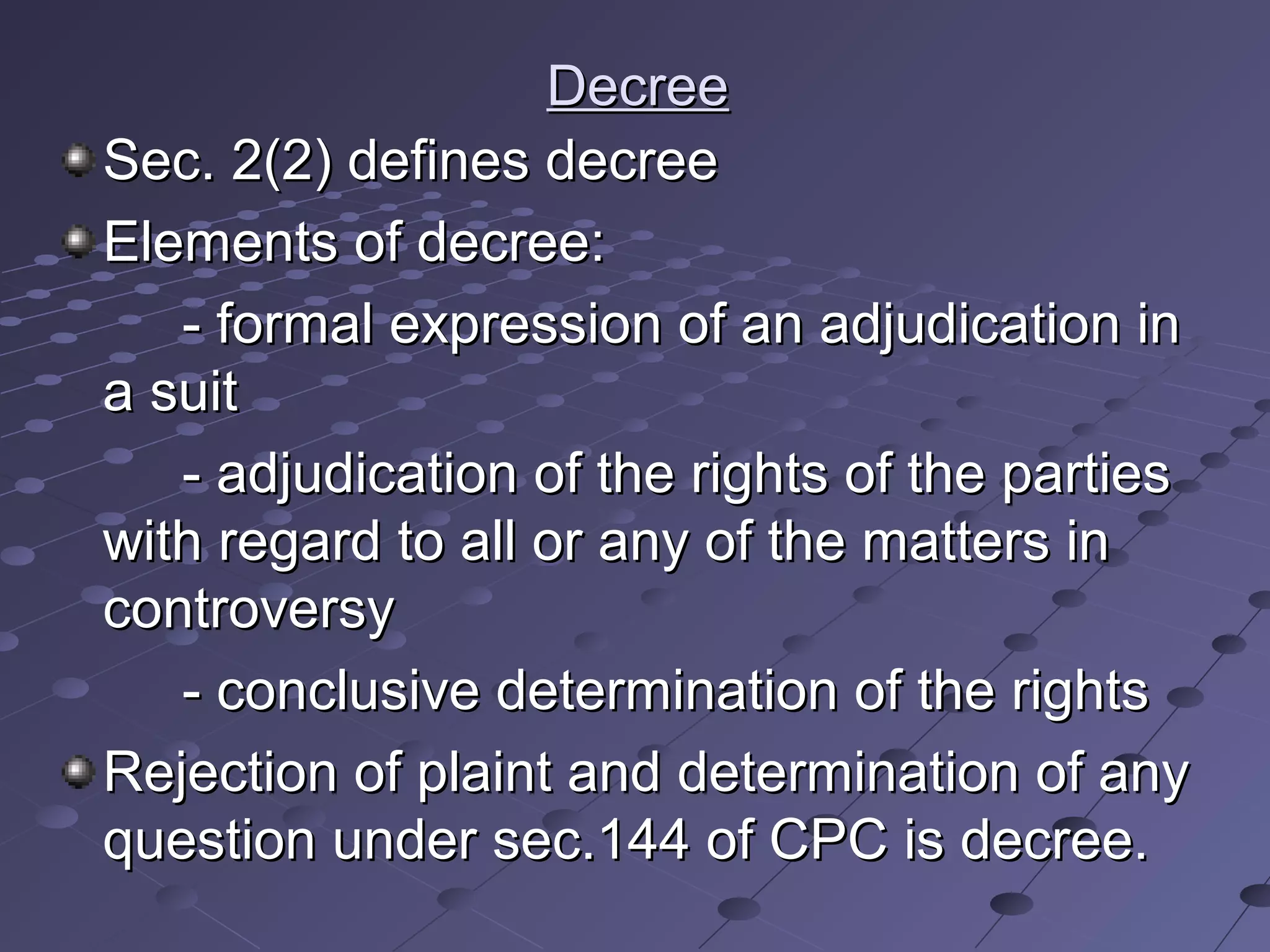 Code of Civil Procedure | PPT