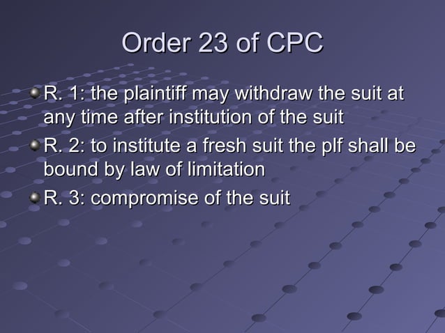 Code of Civil Procedure | PPT