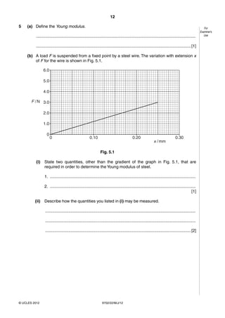 AS PHYSICS-May/June 9702/22 | PDF