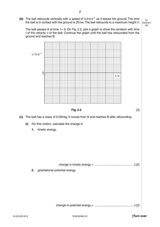 AS PHYSICS-May/June 9702/22 | PDF