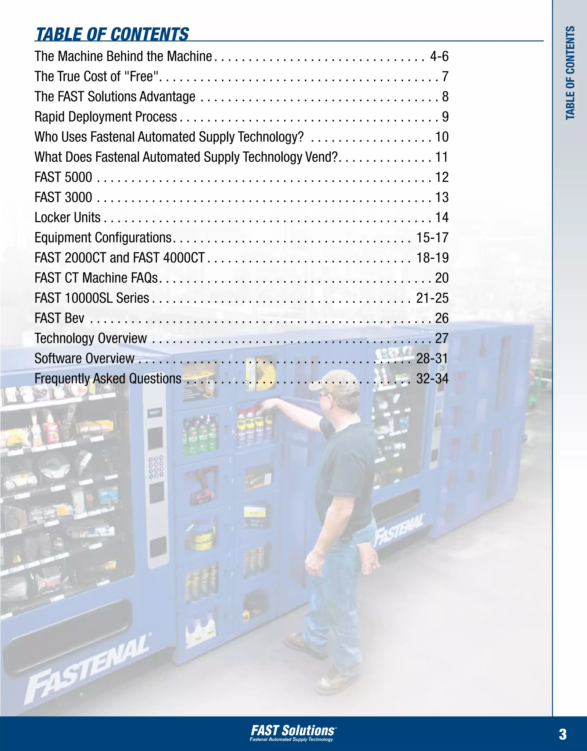 FAST Solutions "All-Inclusivw Guide TO Fastenal's Vending Solutions" | PDF