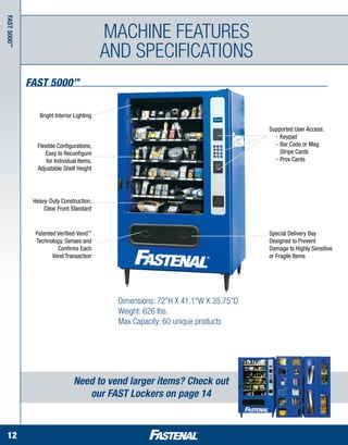 FAST Solutions "All-Inclusivw Guide TO Fastenal's Vending Solutions" | PDF