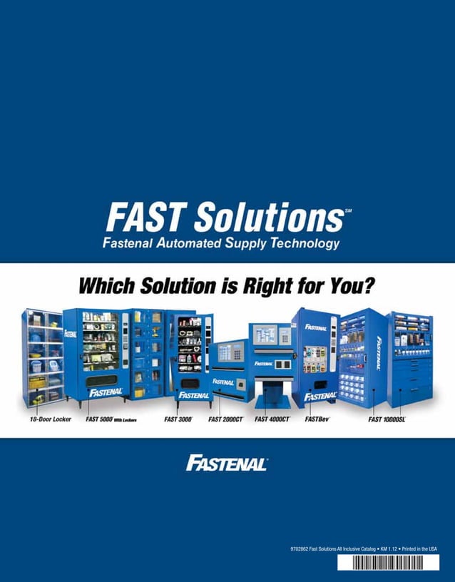 FAST Solutions "All-Inclusivw Guide TO Fastenal's Vending Solutions" | PDF