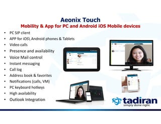 Tadiran's Aeonix v13 Feb 2016_short | PPT