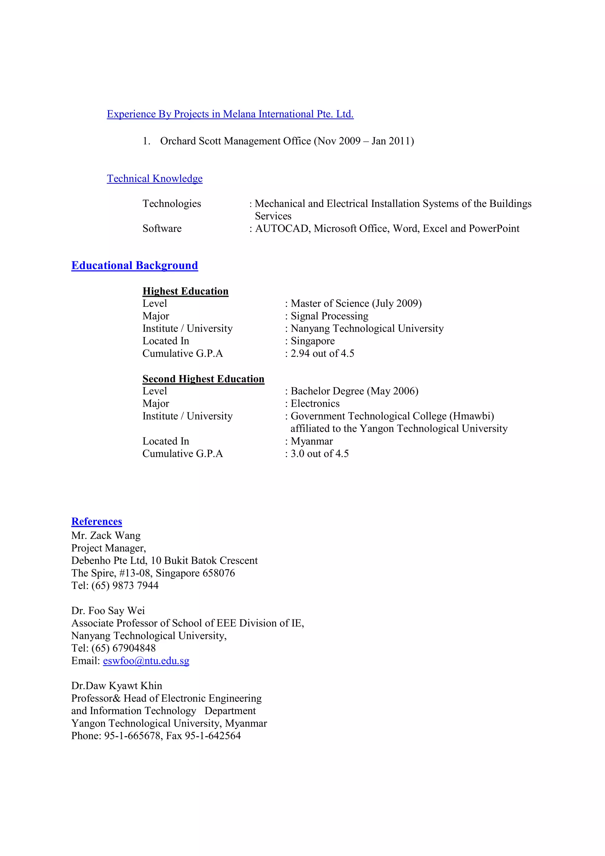 Resume_Yin Hnin Theingi Aung | PDF