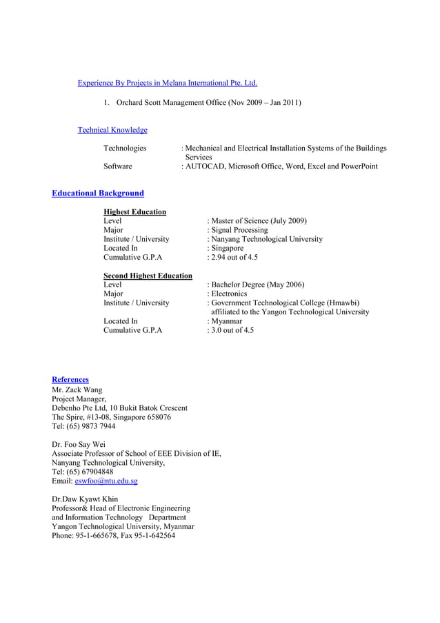 Resume_Yin Hnin Theingi Aung | PDF