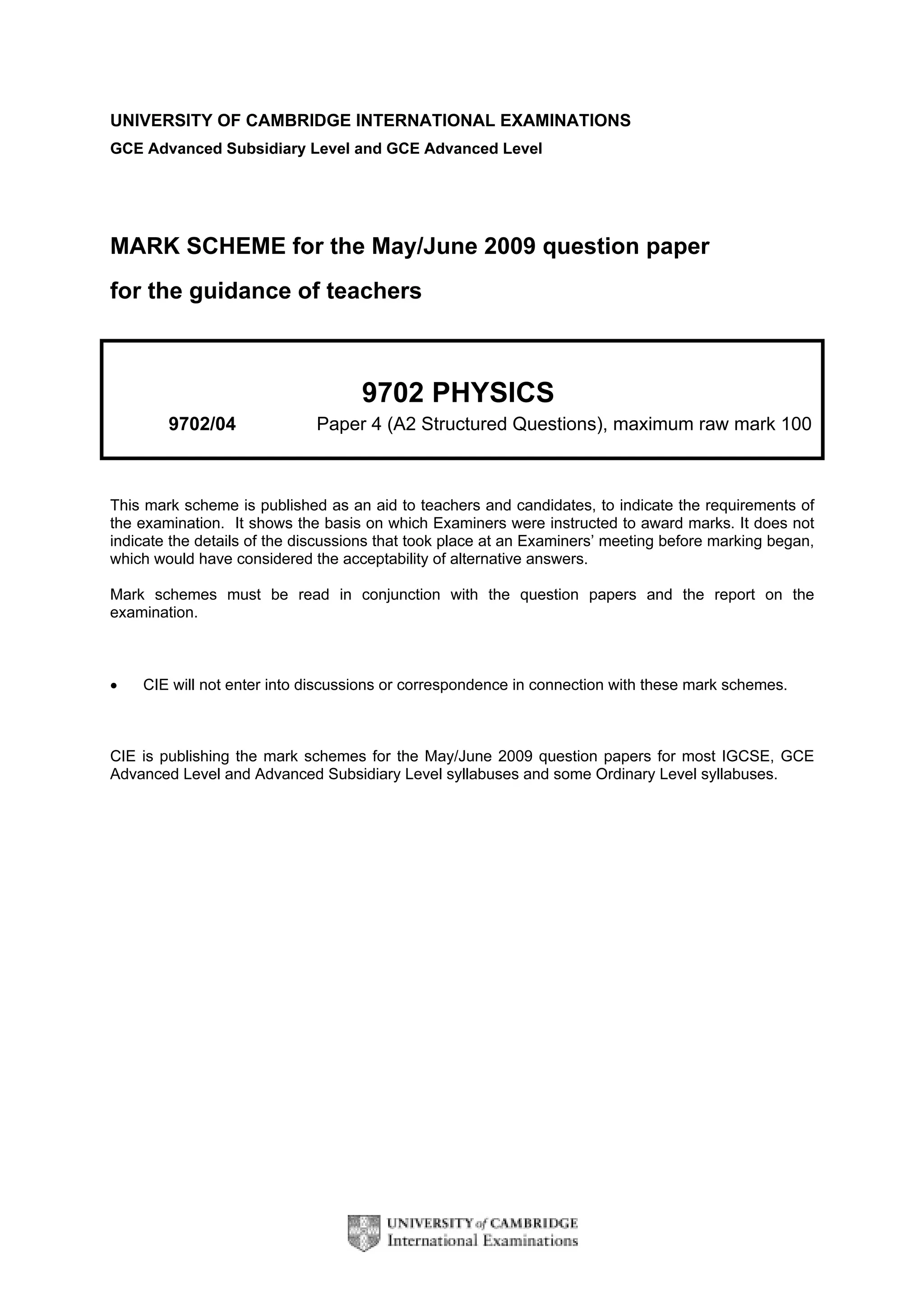 9702 s09 ms_all | PDF