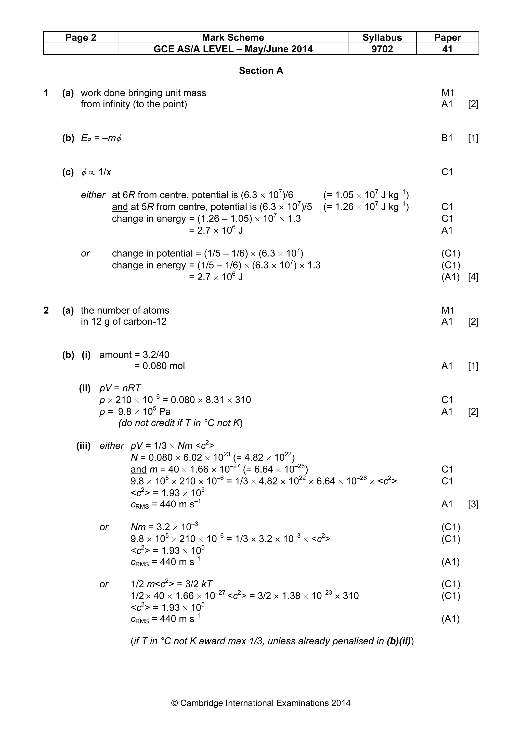 9702 s14 ms_all | PDF