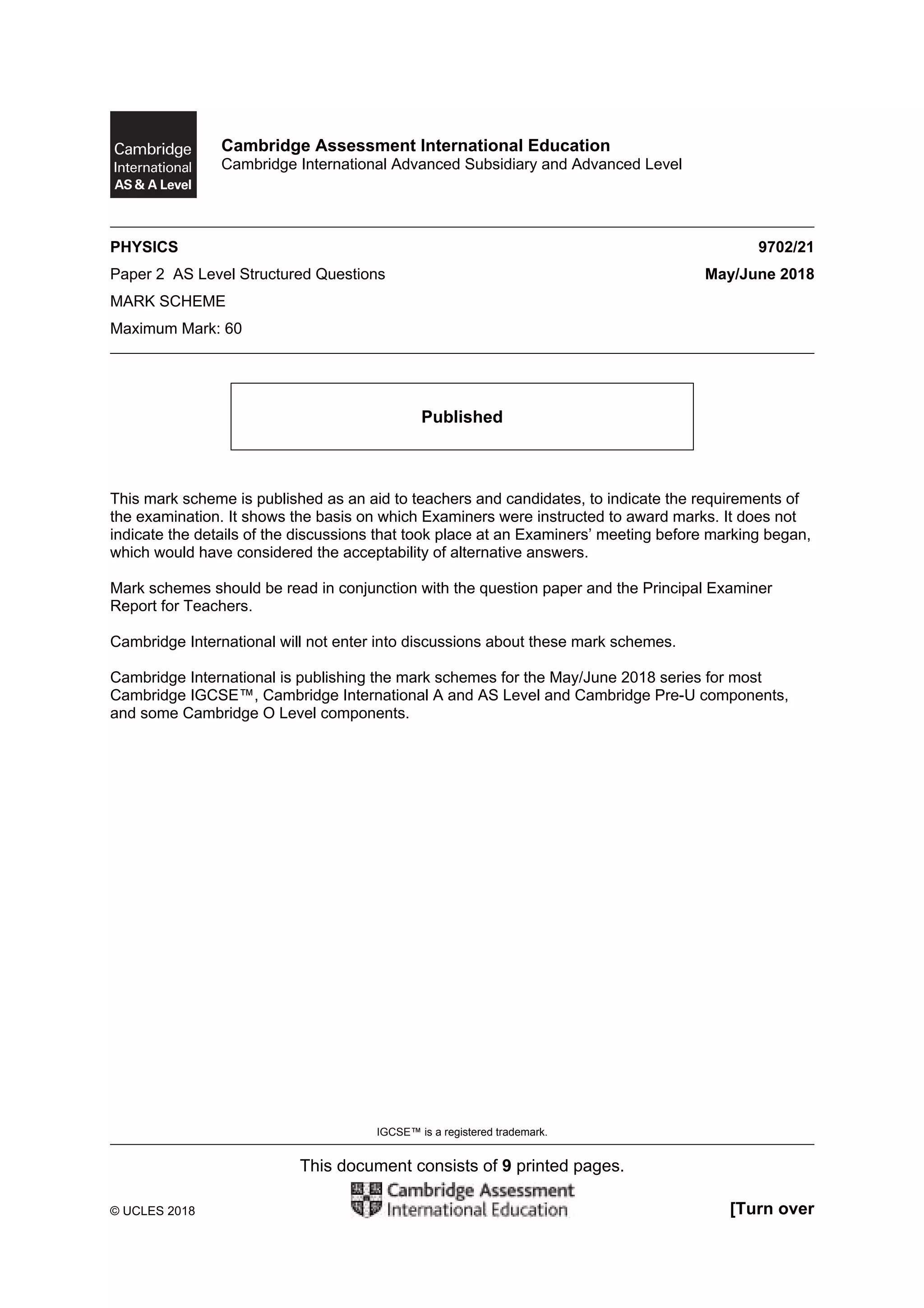 9702 s18 ms_all | PDF