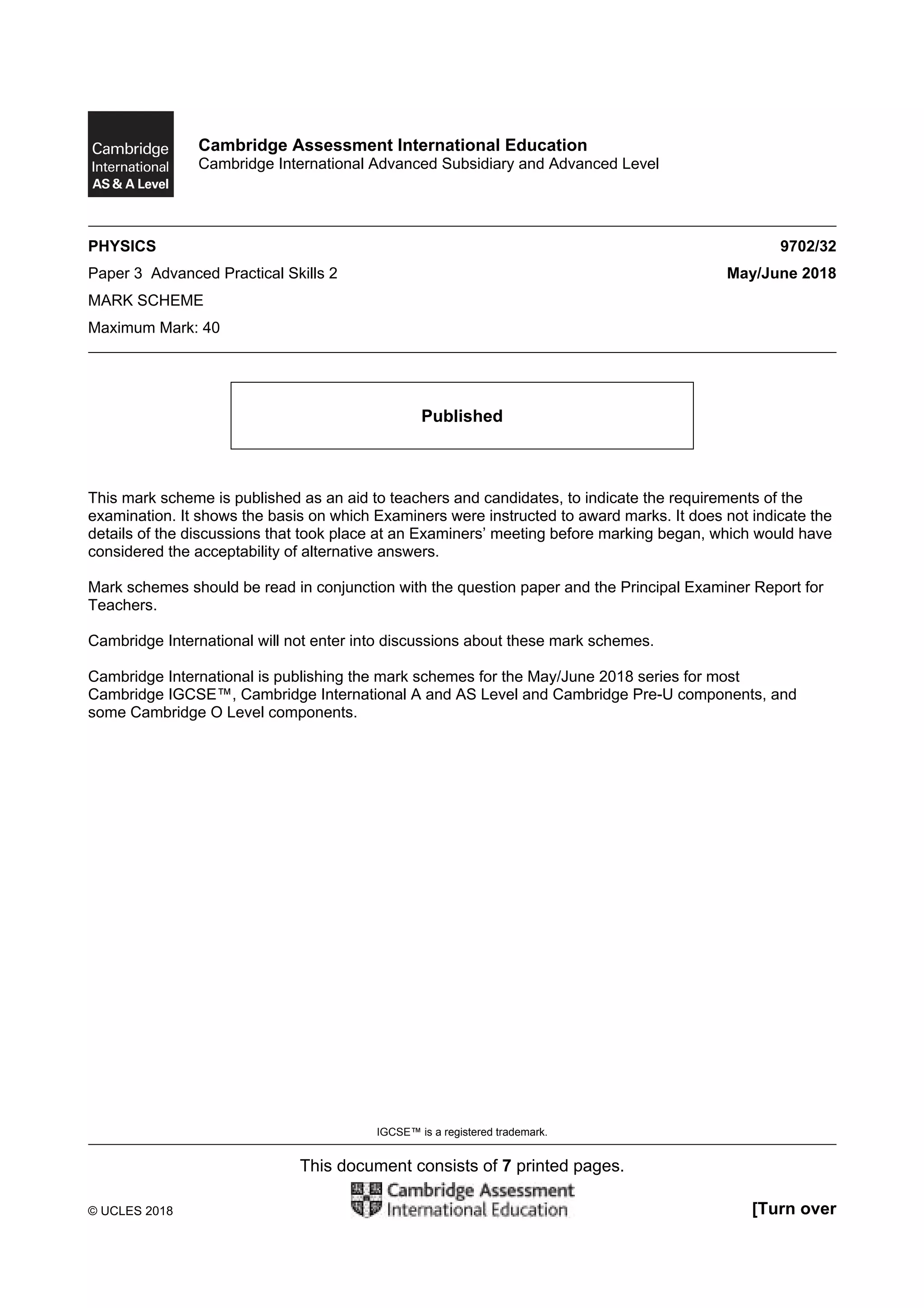 9702 s18 ms_all | PDF