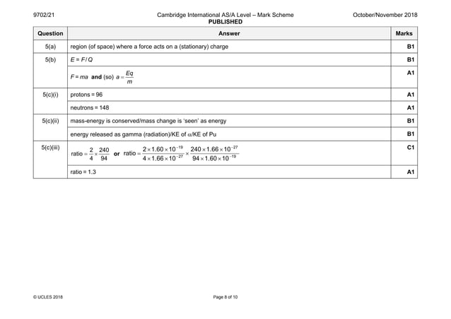 9702 w18 ms_all | PDF | Educational Assessment | Education