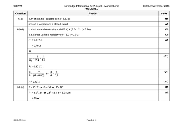 9702 w18 ms_all | PDF | Educational Assessment | Education