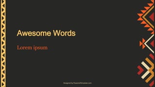 Native American Heritage Month Free Presentation Template - Free Google ...