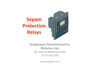 Sepam Protection Relays | PPT