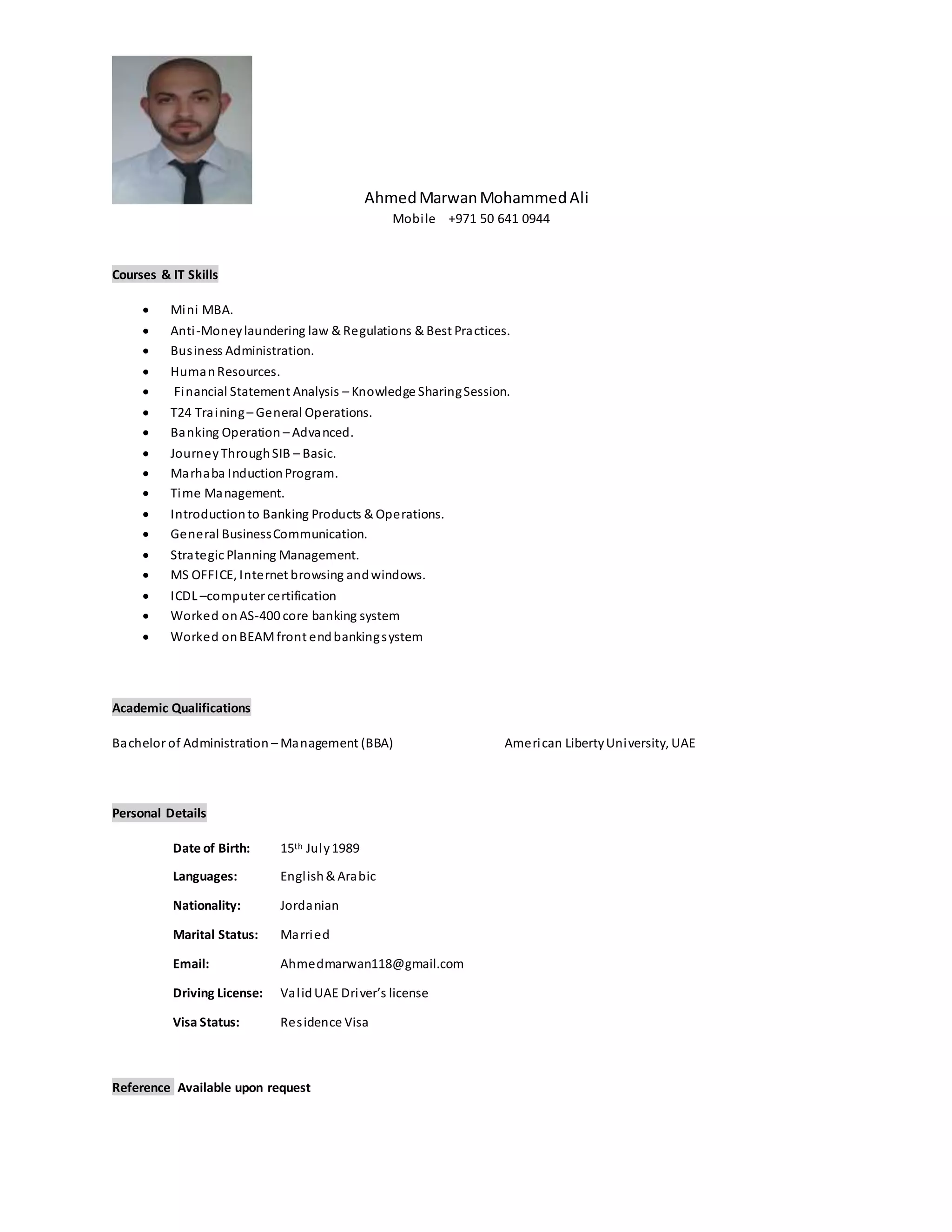 Ahmed Marwan CV(1)(1) | DOCX