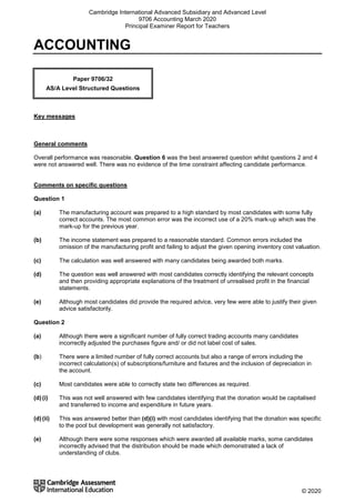 9706_m20_er.pdf | Business Accounting & Finance | Business