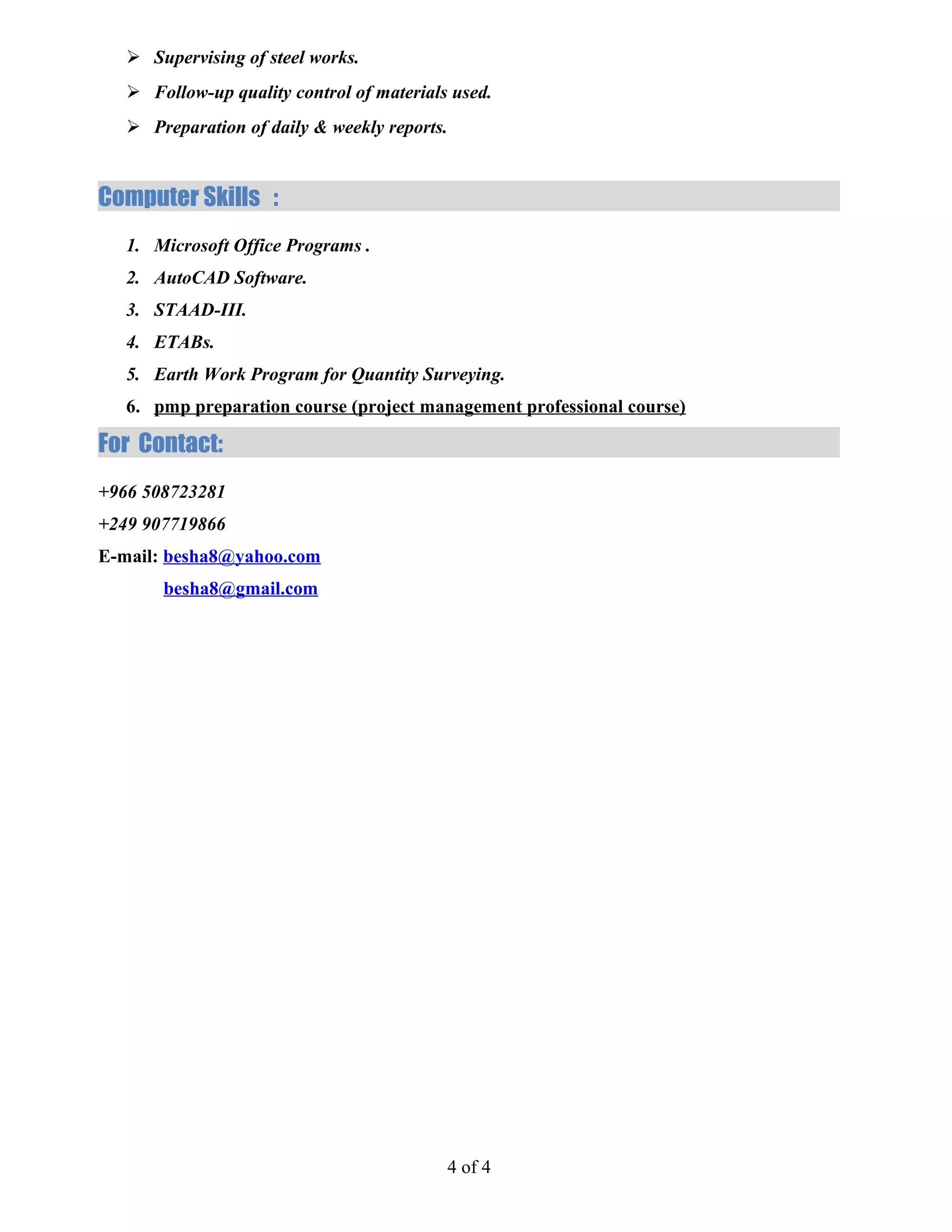 Curriculum Viate (Bashir) (1) | DOC