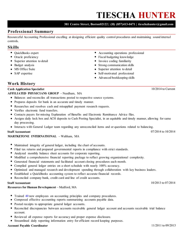 Tiescha Hunter Resume 3 | DOCX