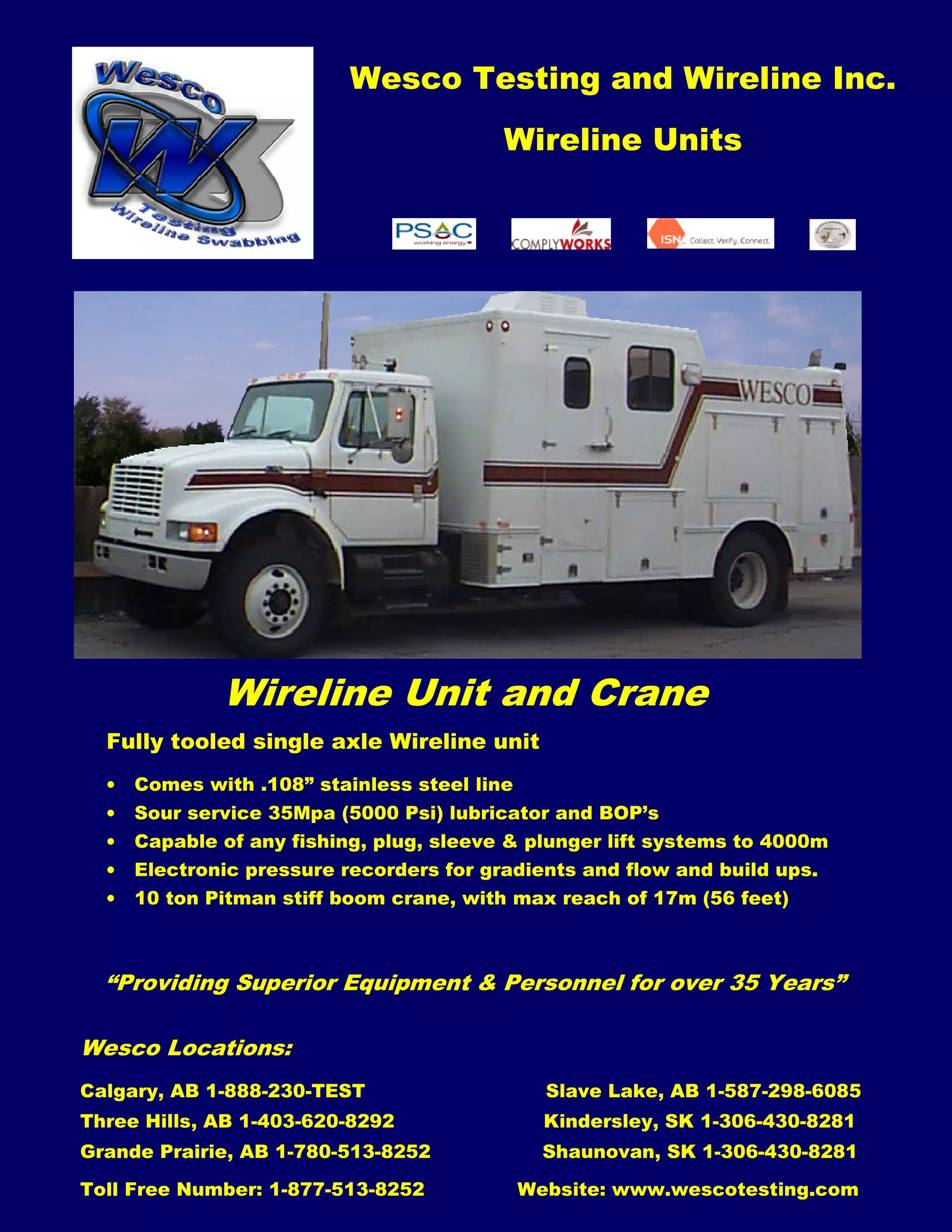 Wesco Brochure | PDF