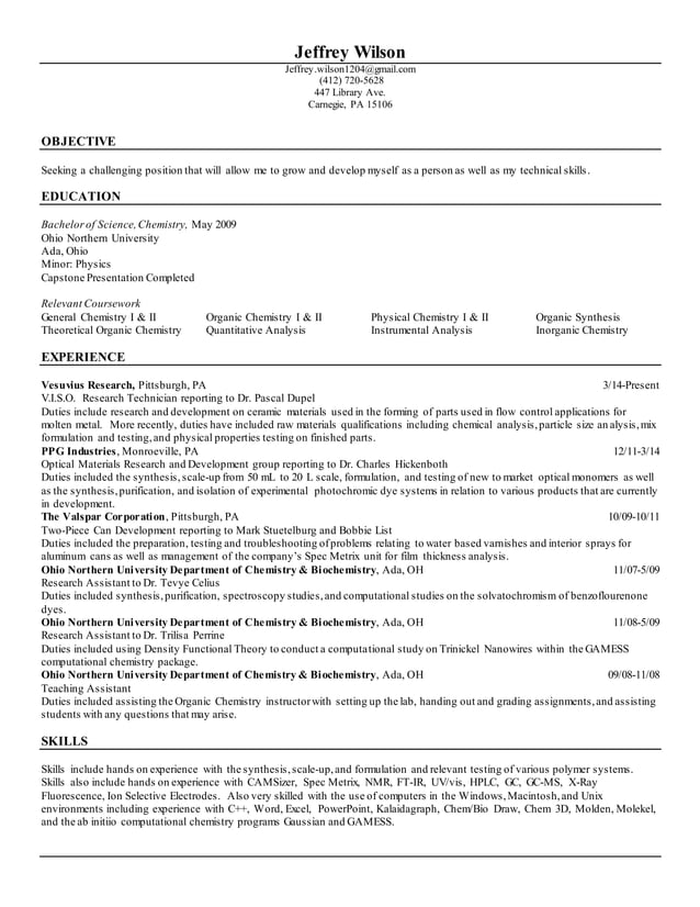 Jeffrey Wilson Resume | DOCX