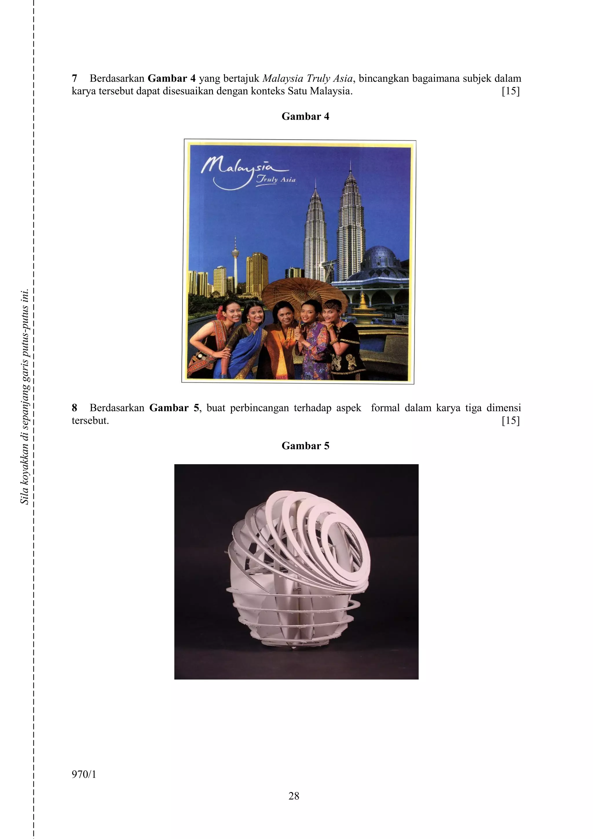 970 Sukatan Pelajaran Seni Visual STPM (Baharu) | PDF