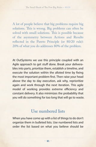 The-Small Book-of-The-Few-Big-Rules-OutSystems | PDF