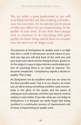 The-Small Book-of-The-Few-Big-Rules-OutSystems | PDF