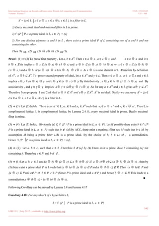 Characterizations of Prime and Minimal Prime Ideals of Hyperlattices | PDF