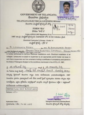 electrical licence | PDF