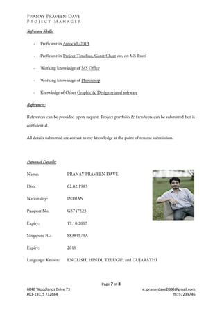 pranay praveen dave - resume - 20.12.14