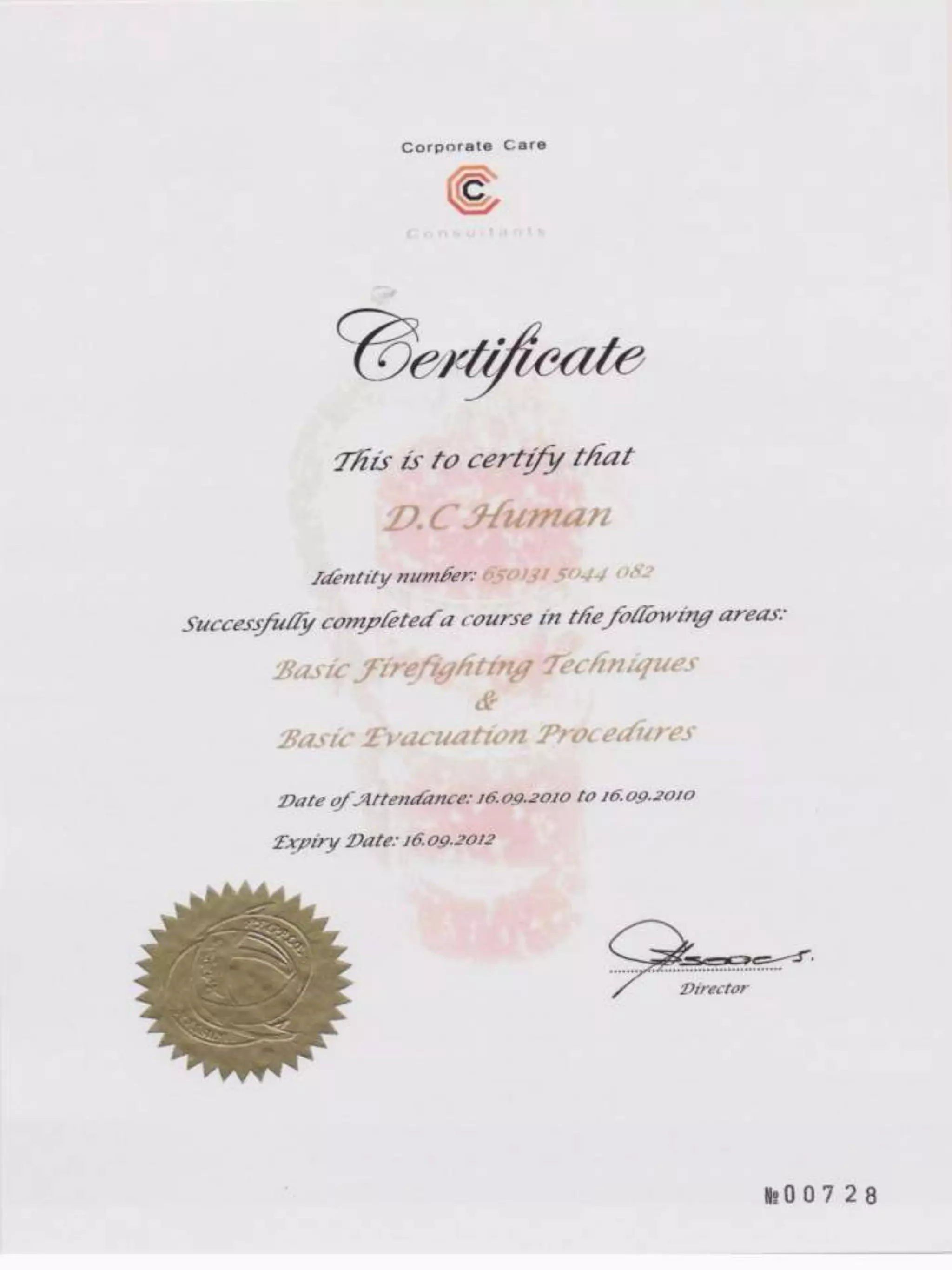 B. DC Human Certificates, Diplomas and Achievements | PDF