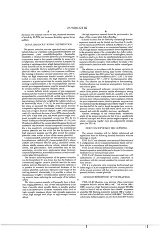 US PATENT ANTI BALLISTIC AETICLES כליאה תרמית | PDF